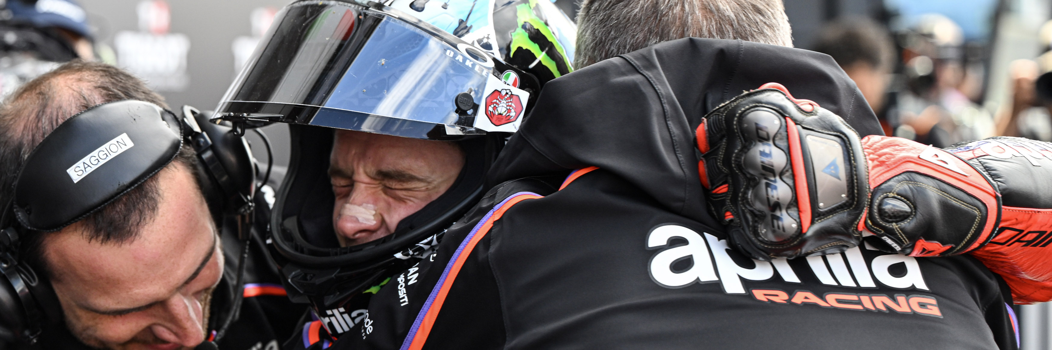 MotoGP British Grand Prix results: Aprilia on top after chaotic ...