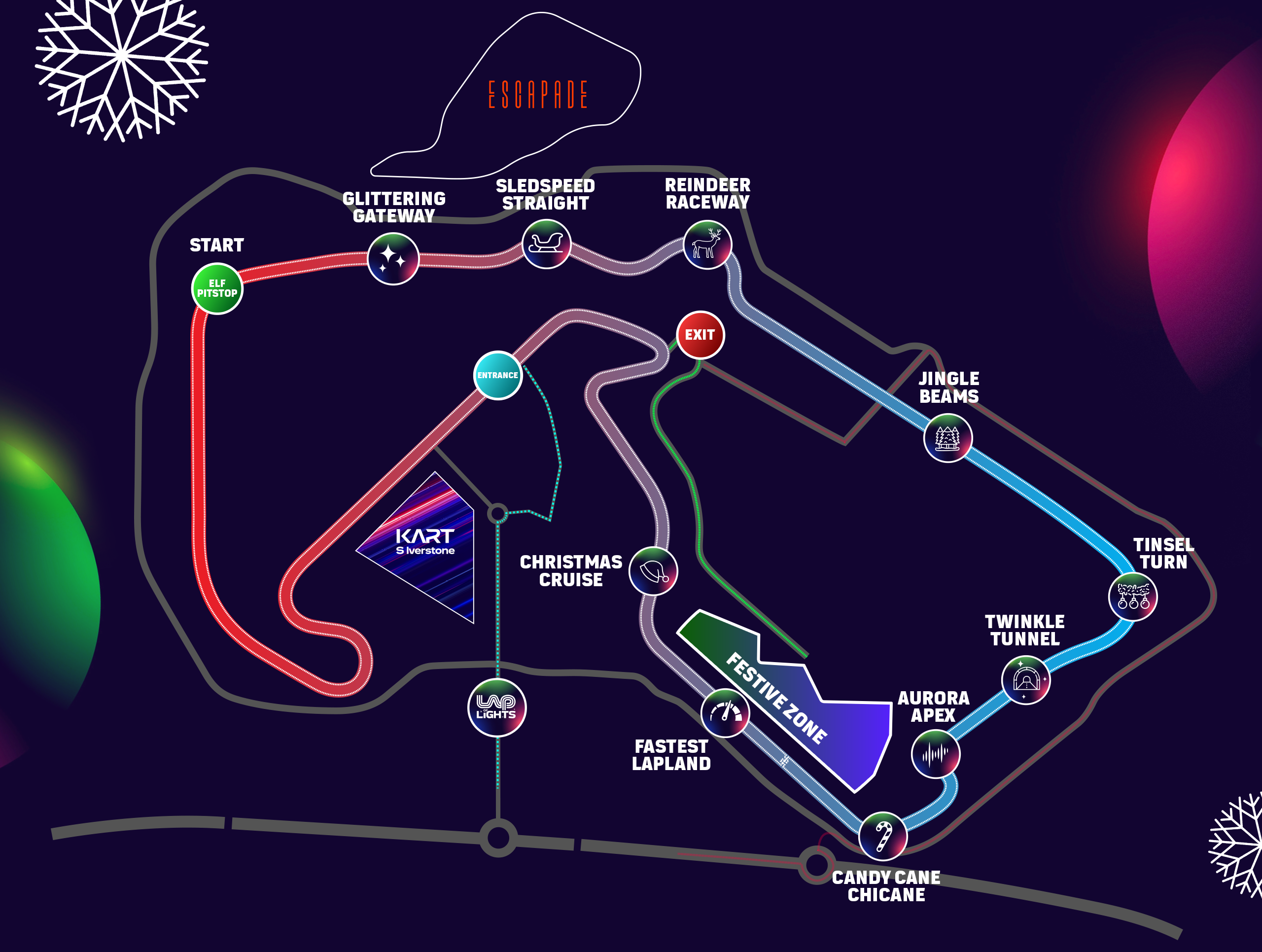 Discover the Lap | Lap of Lights Light Trail | Silverstone